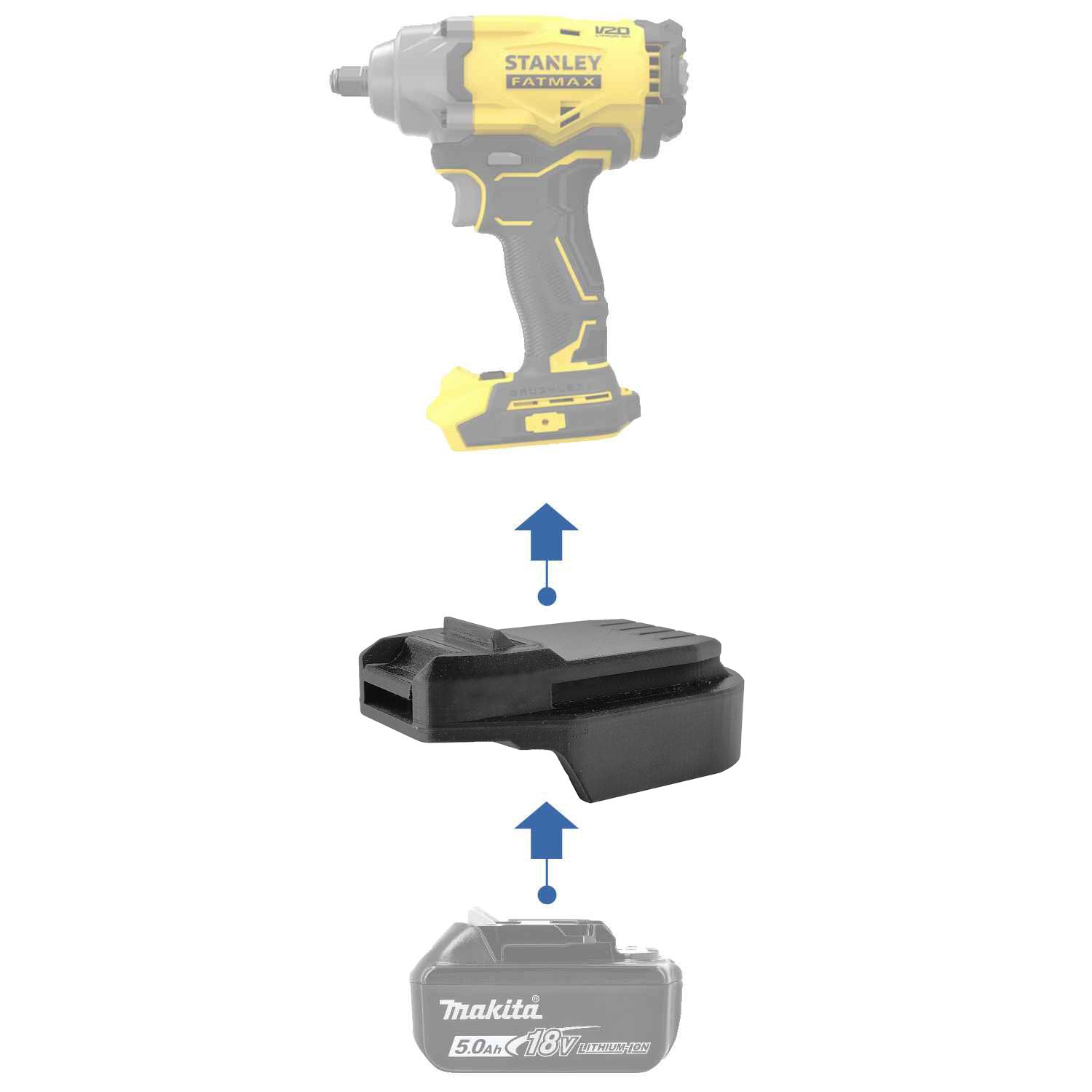 Makita Battery Adapter to Stanley – Power Tools Adapters | Australia